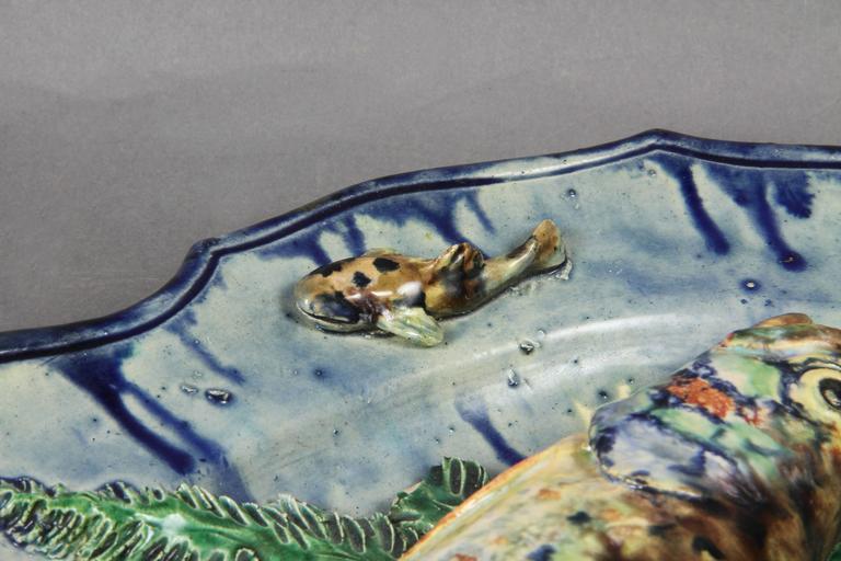 Palissy Ware Fish Platter at 1stDibs