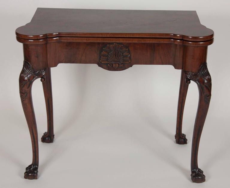 George I Walnut Games Table For Sale at 1stDibs