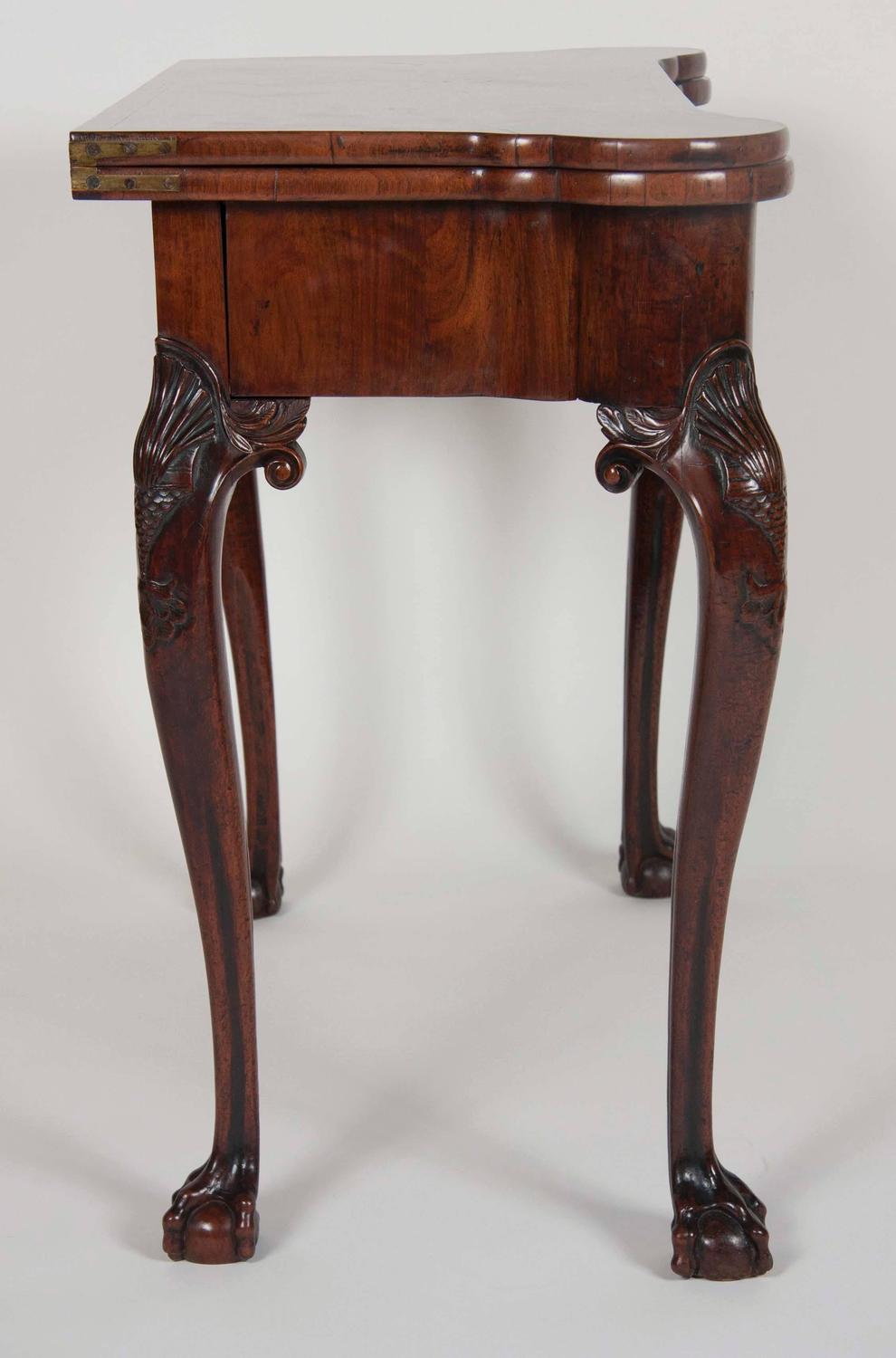 George I Walnut Games Table For Sale at 1stdibs