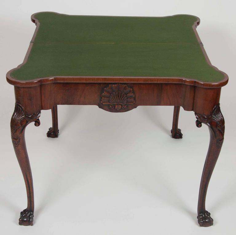 George I Walnut Games Table For Sale at 1stDibs