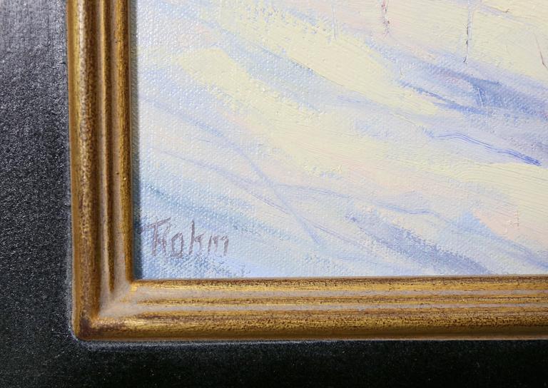 "Winter Water Break" Oil Painting by Bob Rohm at 1stdibs