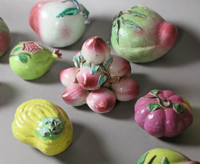 Collection of 12 Pieces of Chinese Porcelain Altar Fruit at 1stDibs ...