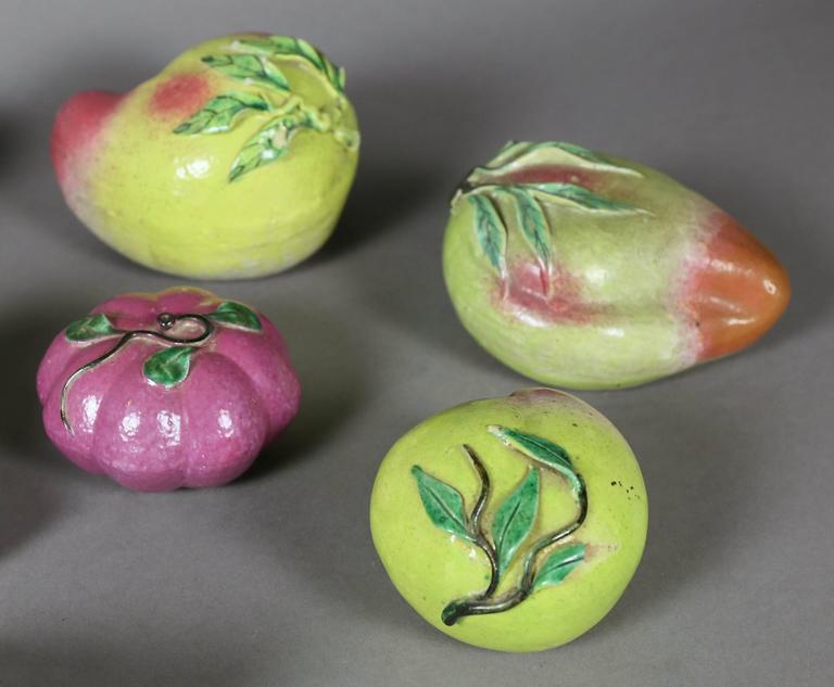 Collection of 12 Pieces of Chinese Porcelain Altar Fruit at 1stDibs ...