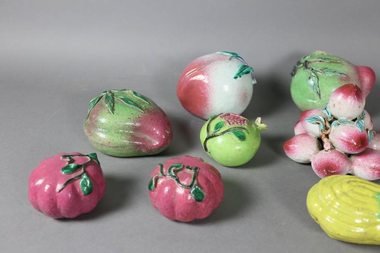 Collection of 12 Pieces of Chinese Porcelain Altar Fruit at 1stDibs ...