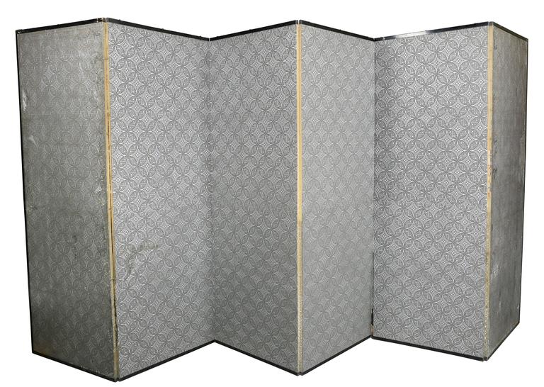 Japanese Six Panel Paper Screen at 1stDibs | japanesesix