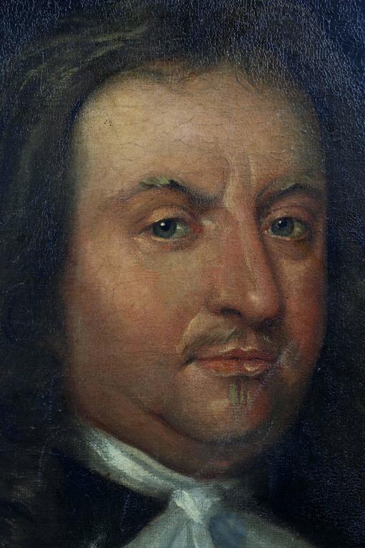 Framed Oil on Canvas Portrait of Oliver Cromwell at 1stDibs | framed ...