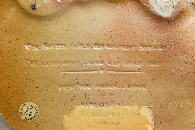 George III Rockingham Stoneware Bust of a Brewer or Decanter at 1stDibs ...