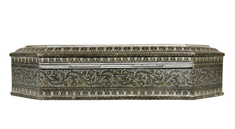 Indian Steel Koftgari Box at 1stDibs