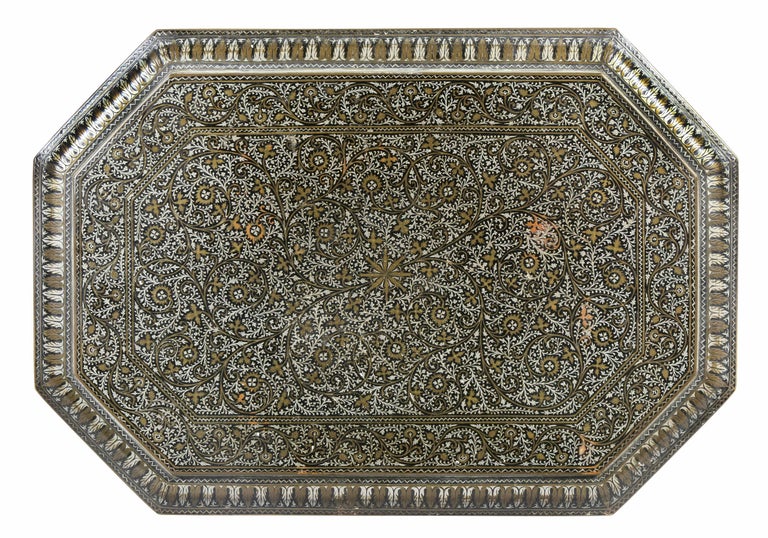 Indian Steel Koftgari Box at 1stDibs