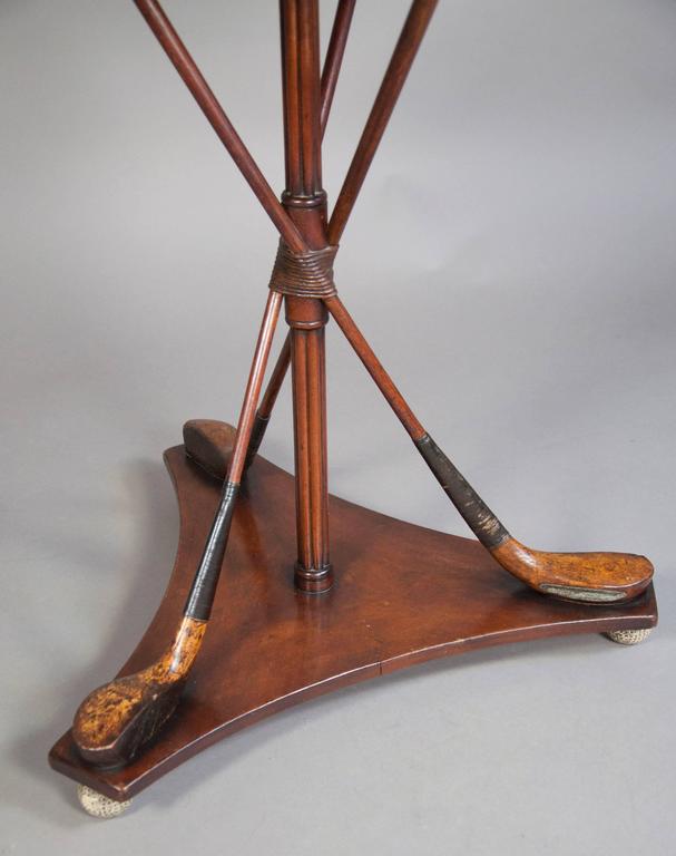 Unusual Maple Golf Club Occasional Table at 1stDibs | golf club table ...