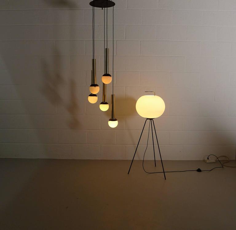 Stilnovo Five-Drop Chandelier at 1stDibs
