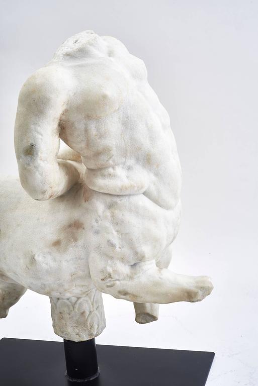 Italian Carved Marble Torso of the 'Older' Furietti Centaur, circa 1860 ...