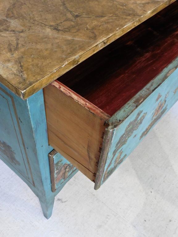 Pair of Italian Neoclassical Arte Povera Commodes, Early 20th Century ... Pair of Italian Neoclassical Arte Povera Commodes, Early 20th Century ...