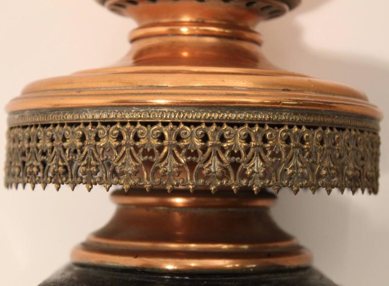 Pair of French Brass and Copper Coach Lanterns, circa 1910 at 1stDibs