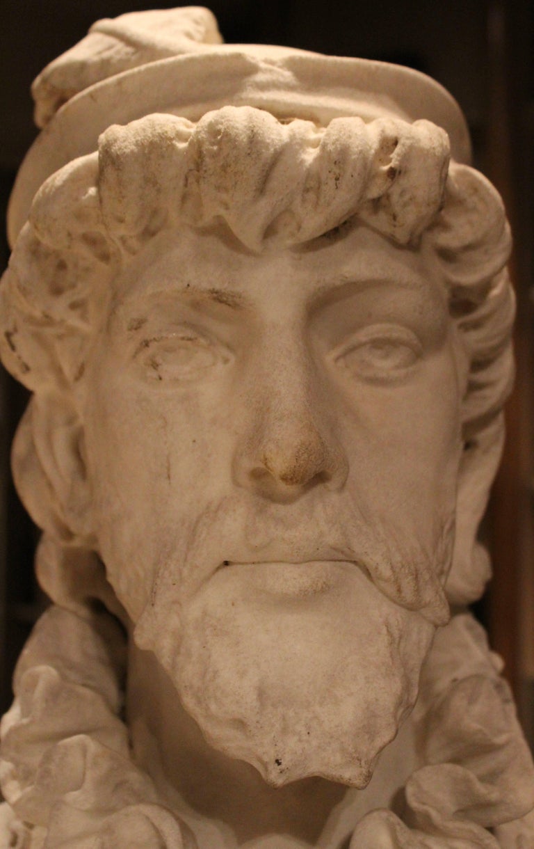 Italian Marble Bust of a Renaissance Prince, circa 1850 For Sale at 1stDibs