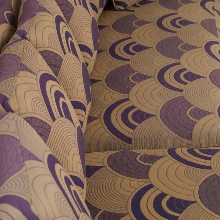 Two-Part Angular Sectional Sofa in Original Fabric, 1960s at 1stDibs