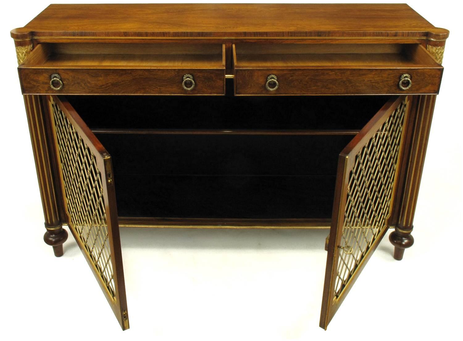 Arthur Brett and Sons Regency Style Rosewood Sideboard at 1stDibs ...