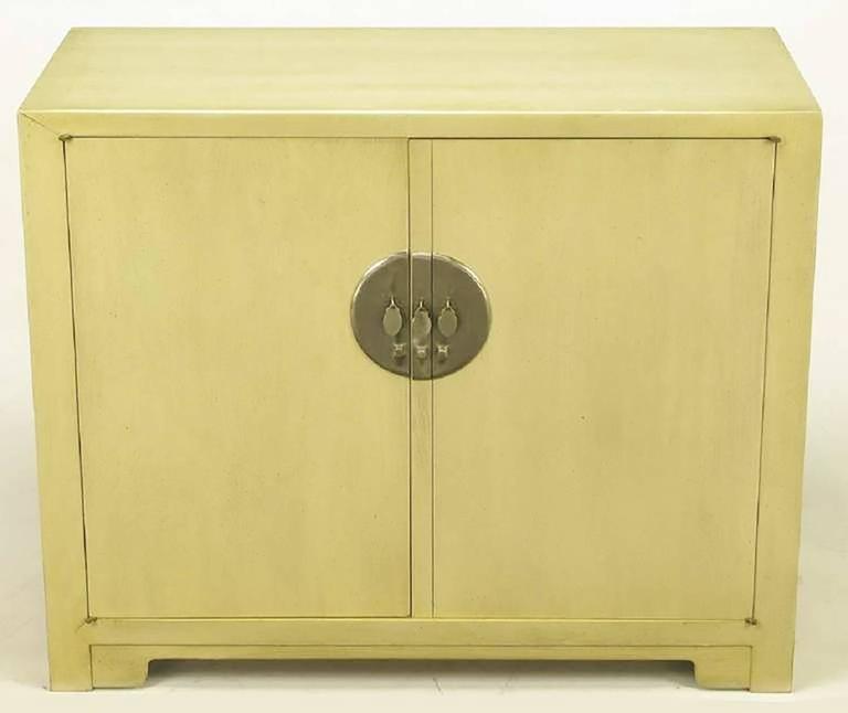 Pair of Baker Far East Collection Ivory Glazed Mahogany Cabinets For Sale at 1stDibs | ivory ...