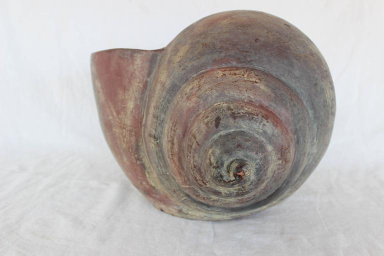 Ceramic Shell Vessel at 1stDibs