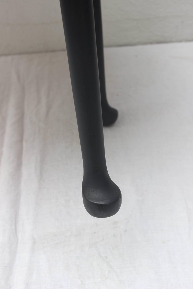 Ebonized Oval Stool with Box Pleated Skirt at 1stDibs | oval skirt