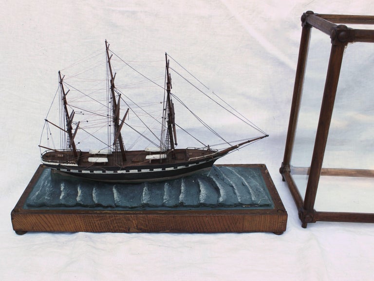 Model of a Three-Masted Clipper Ship at 1stDibs