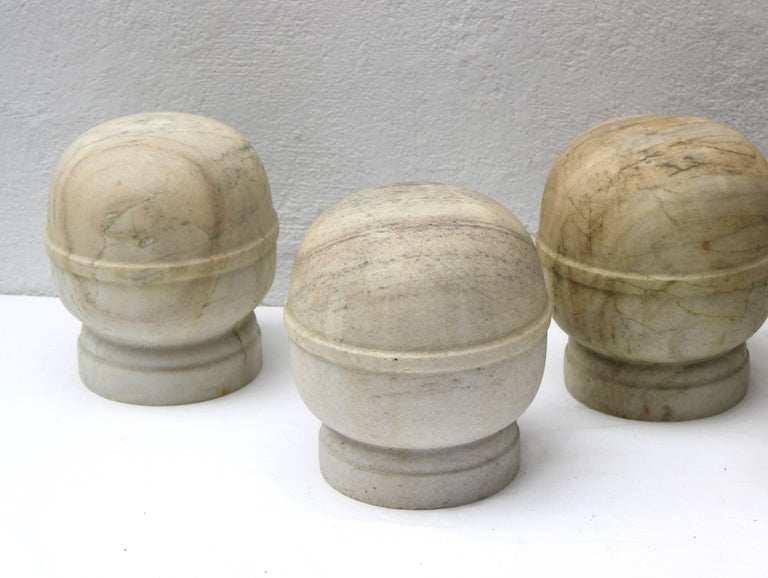 Five Marble Garden Finials For Sale at 1stDibs