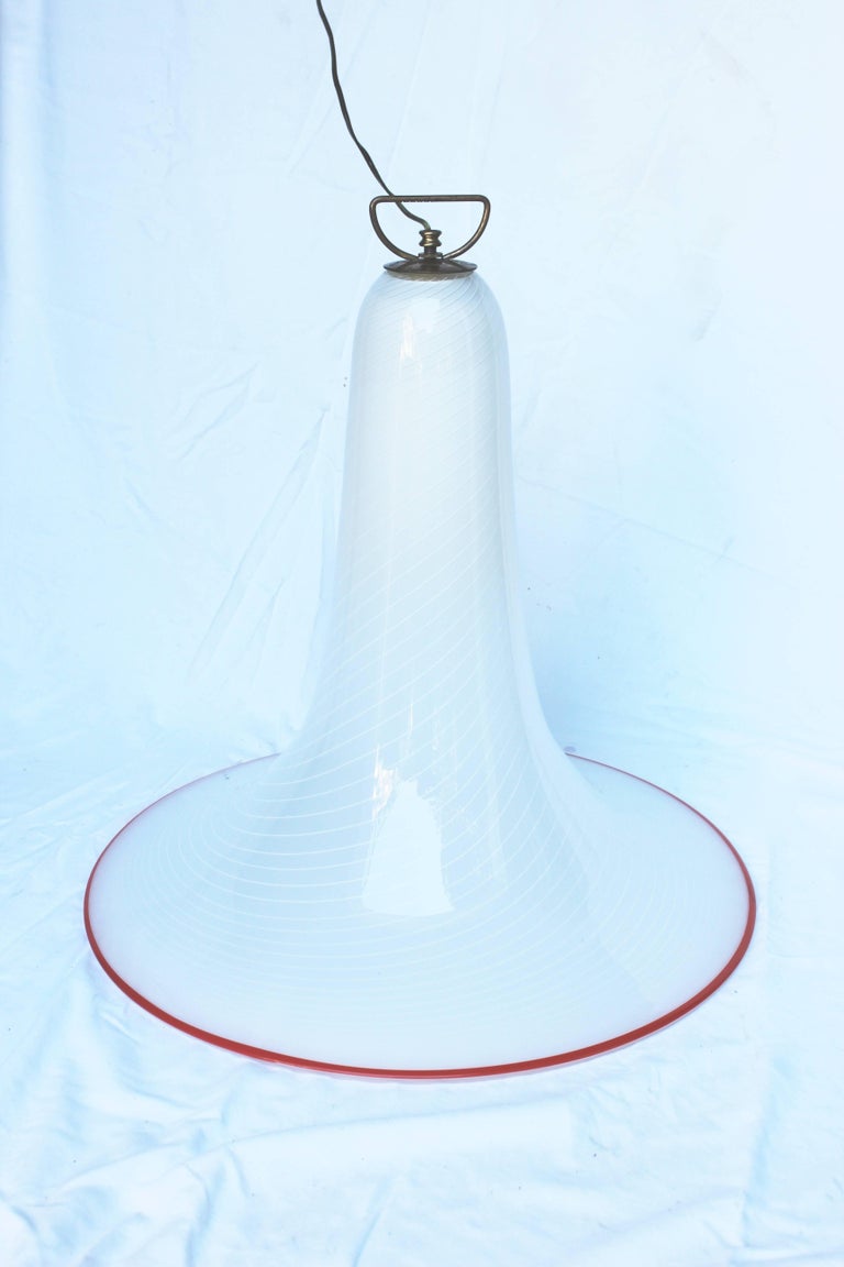 Italian Glass Pendant For Sale at 1stDibs