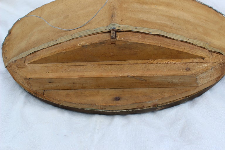 Oval Concave Ship Diorama For Sale at 1stDibs