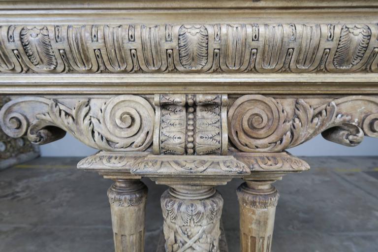 19th Century Italian Renaissance Style Desk with Drawers at 1stDibs