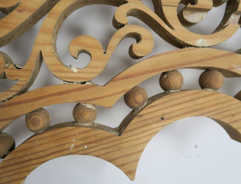 Carved Wood Scrolled Architectural Piece at 1stDibs