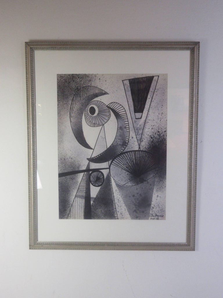 Leo Russel Abstraction from 1956 at 1stDibs