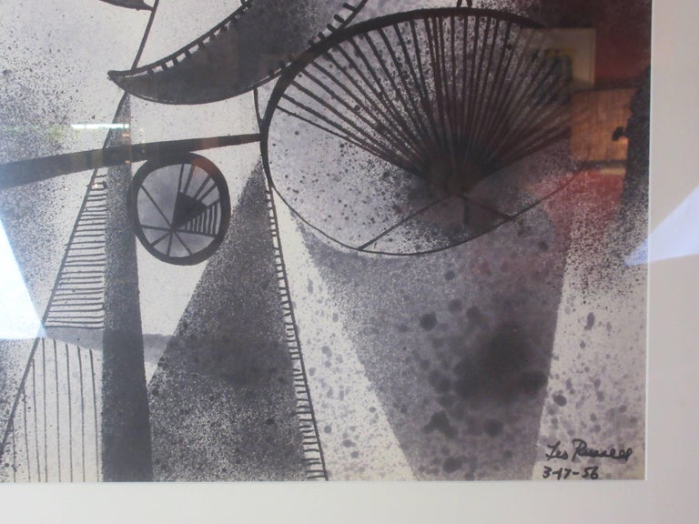 Leo Russel Abstraction from 1956 at 1stDibs