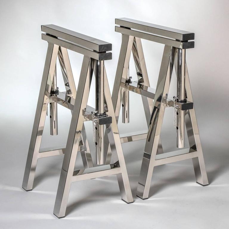 Chrome Table Legs at 1stDibs