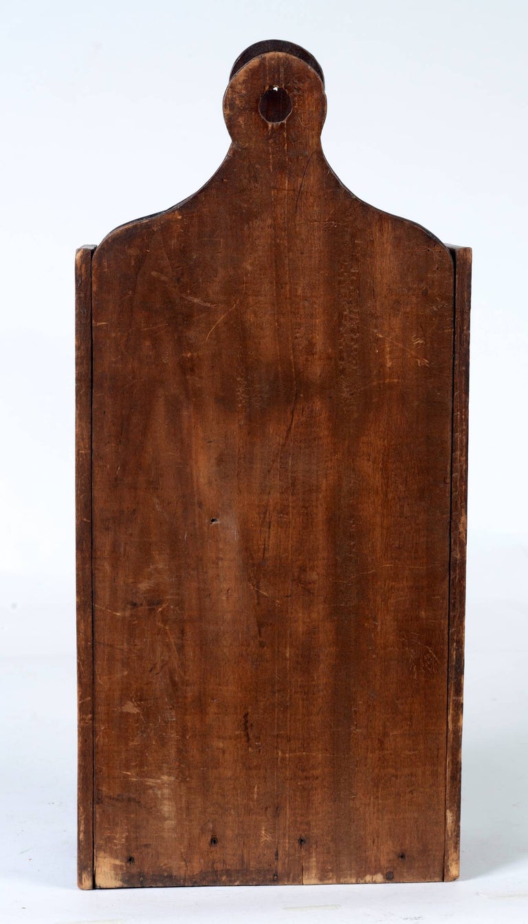 French Walnut Candle Box, c1800 at 1stDibs