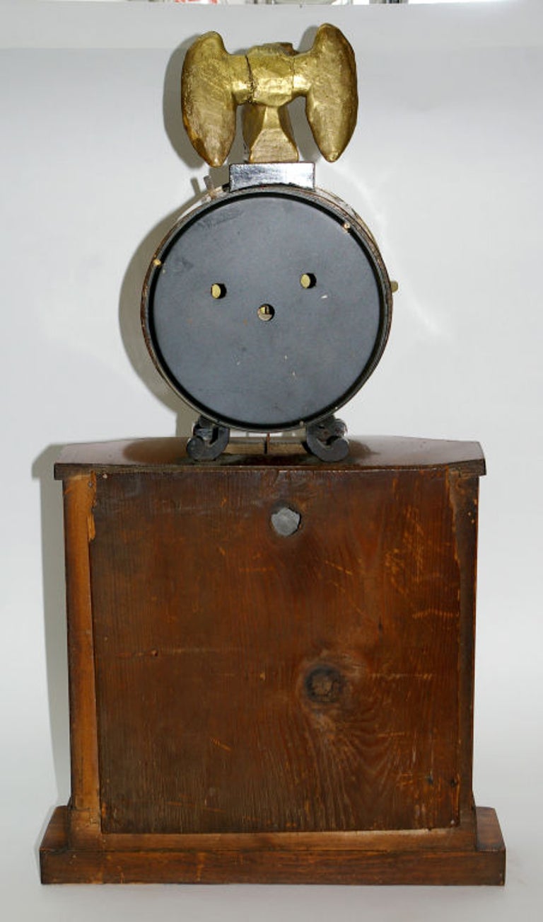 Early 19th C Biedermeier Clock For Sale at 1stDibs