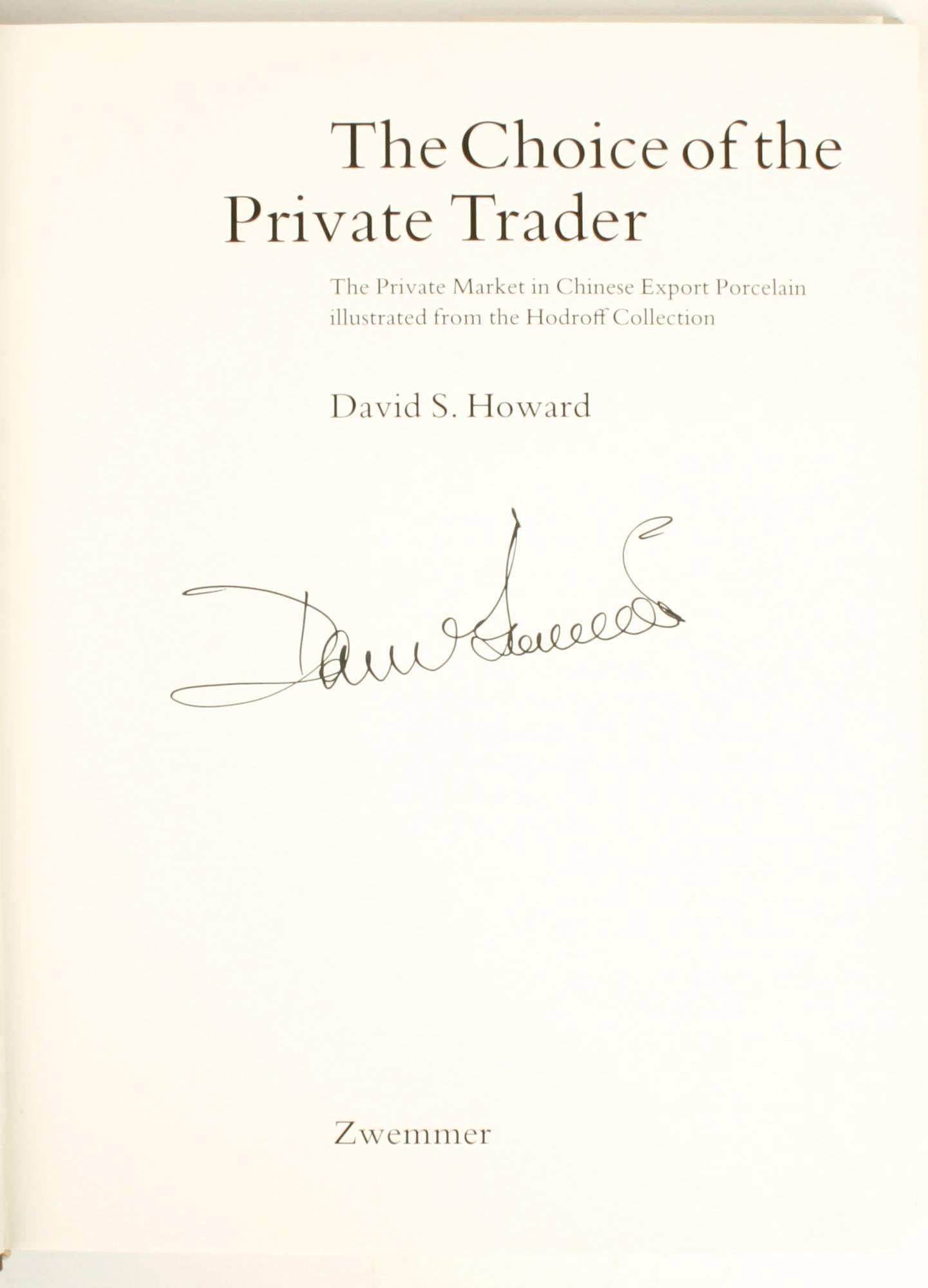 Choice of the Private Trader by David S. Howard, Signed at 1stDibs ...