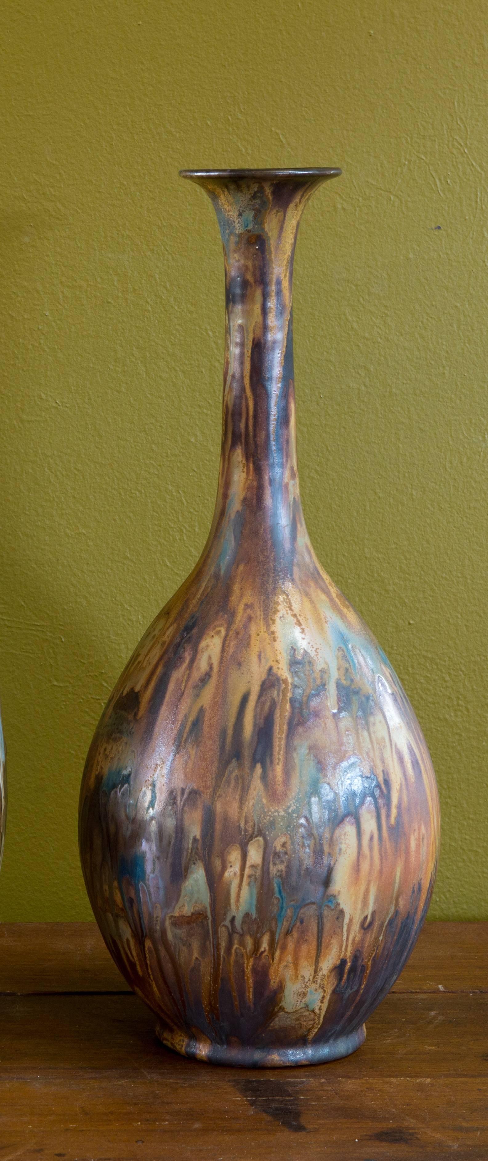 Signed Pottery Vase by Roger Guerin For Sale at 1stDibs | roger guerin ...