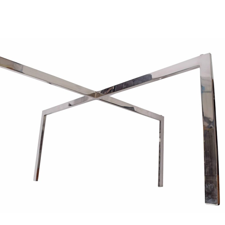 Early Barcelona Table by Mies Van Der Rohe, Marked "KP" at 1stdibs
