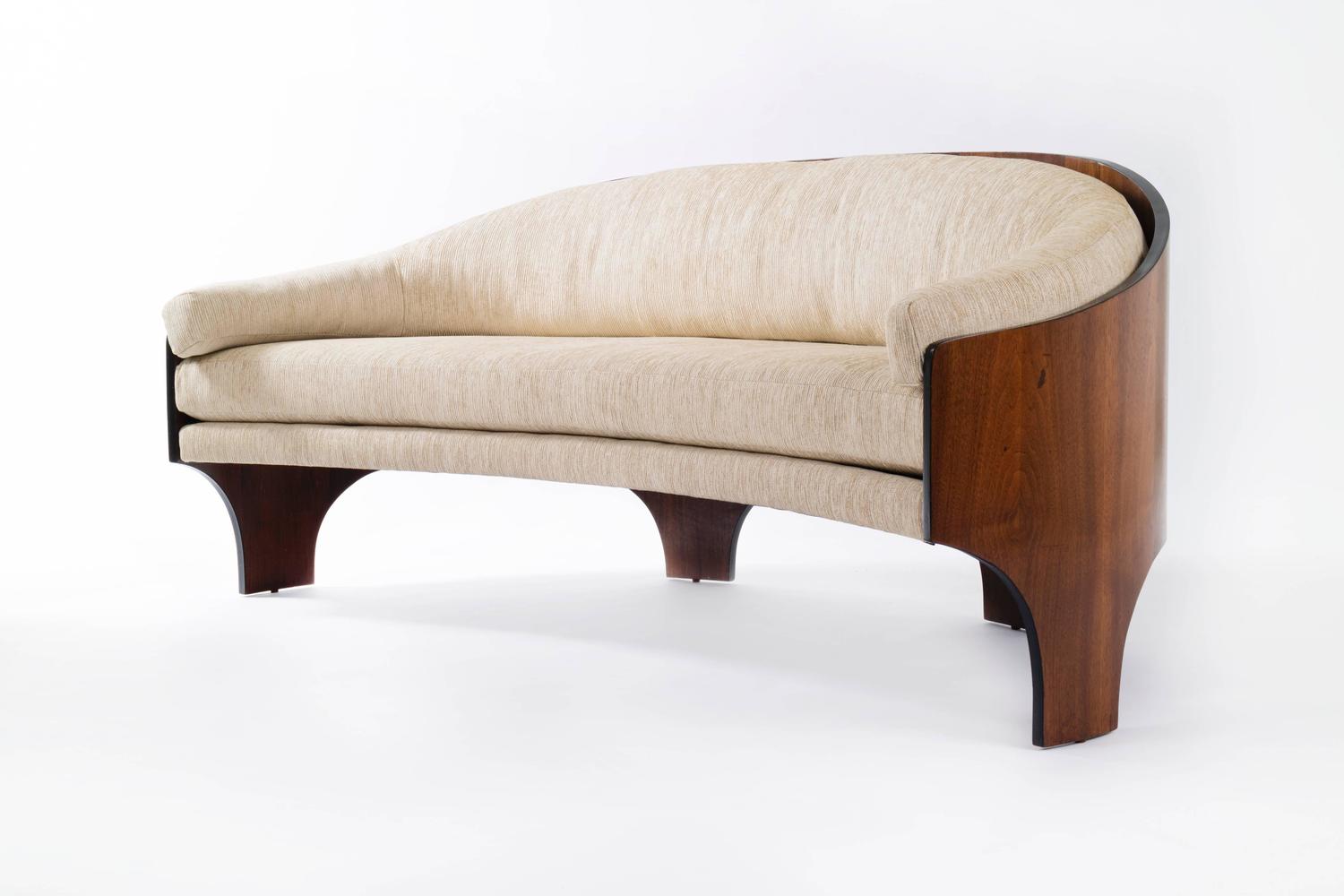 Henry Glass Intimate Island Sofa For Sale at 1stdibs