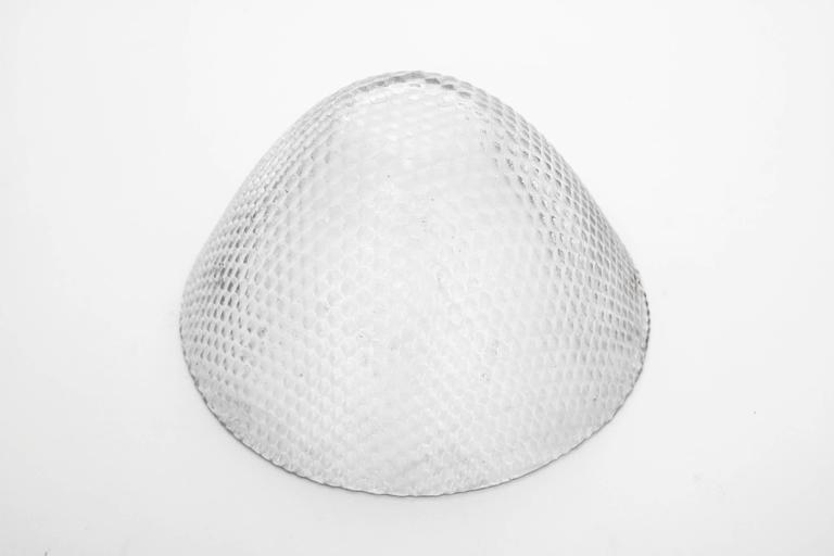 Geometric Glass Bowl For Sale at 1stDibs