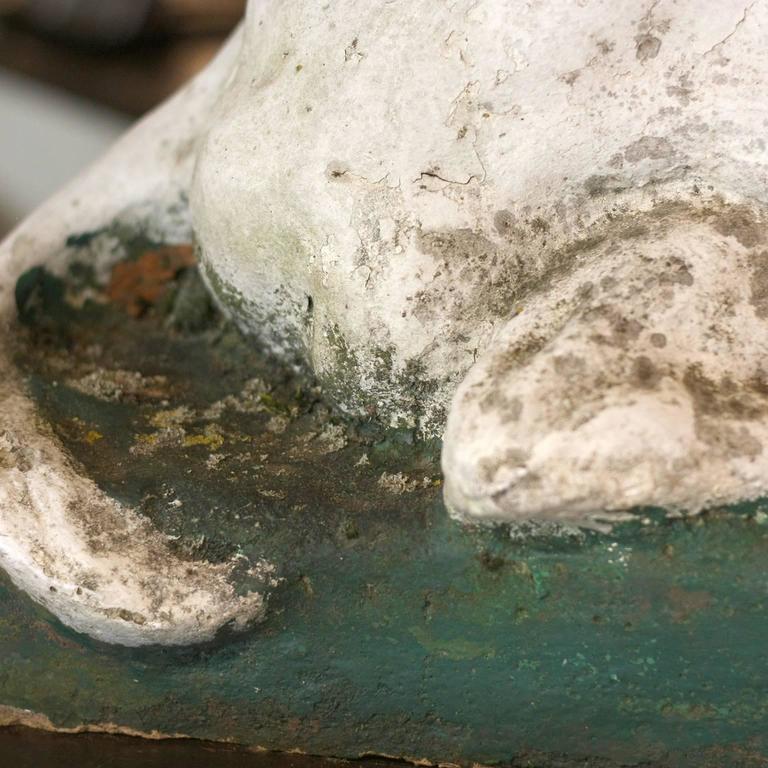 Vintage French Stone Stag from a Country Château Near Uzes, circa 1950 ...