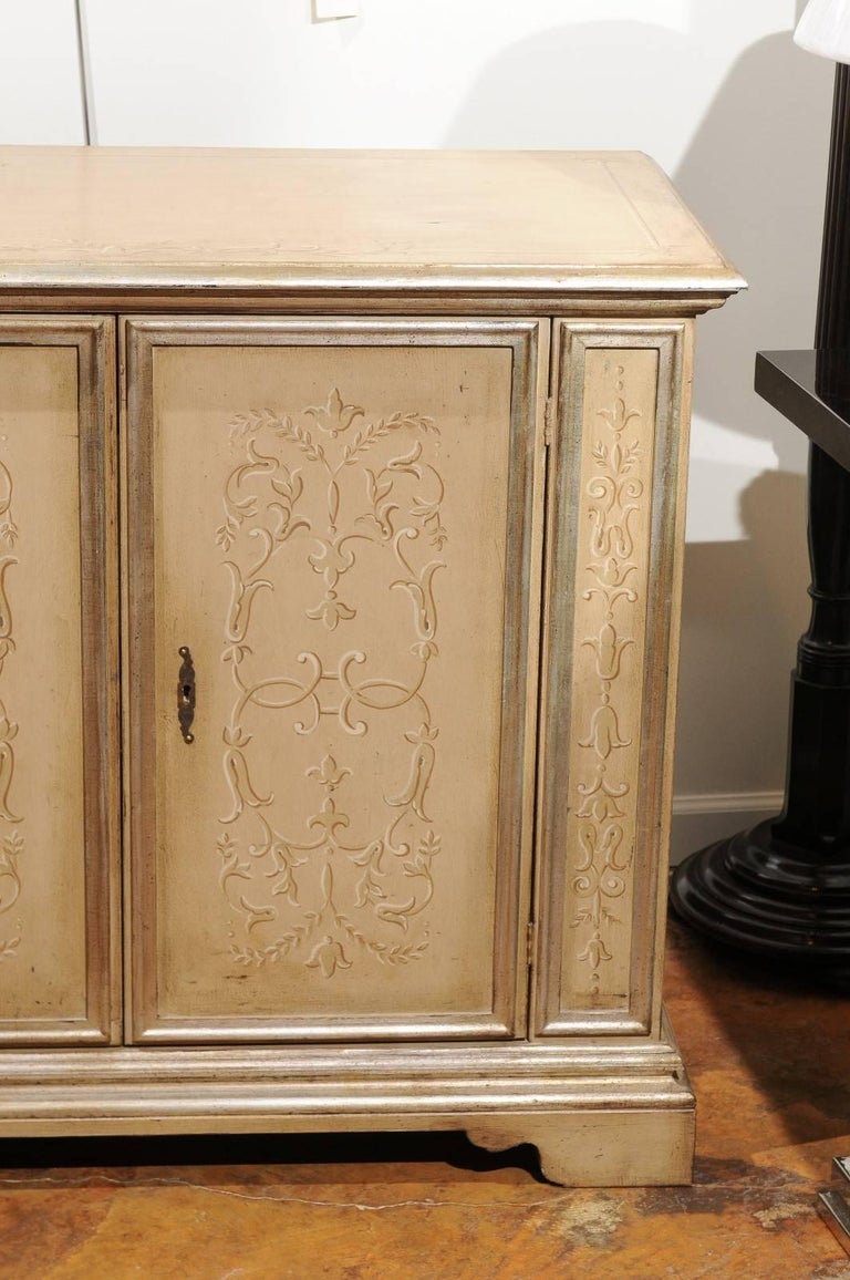 Hand-Painted Buff Novella Sink Base at 1stDibs