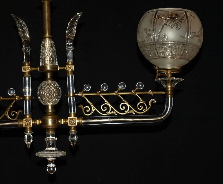 Antique Chandelier. F and C Osler Gasolier at 1stDibs