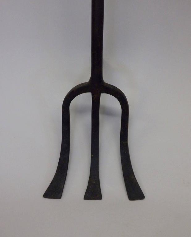 Large Wrought and Forged Fireplace Trident For Sale at 1stDibs ...