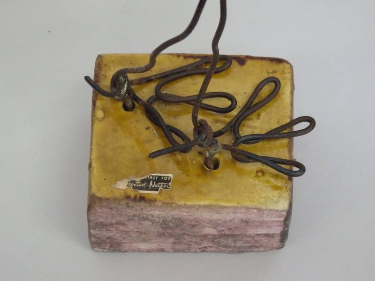 Whimsical Wire Rooster Sculpture by Rosenthal Netter at 1stDibs