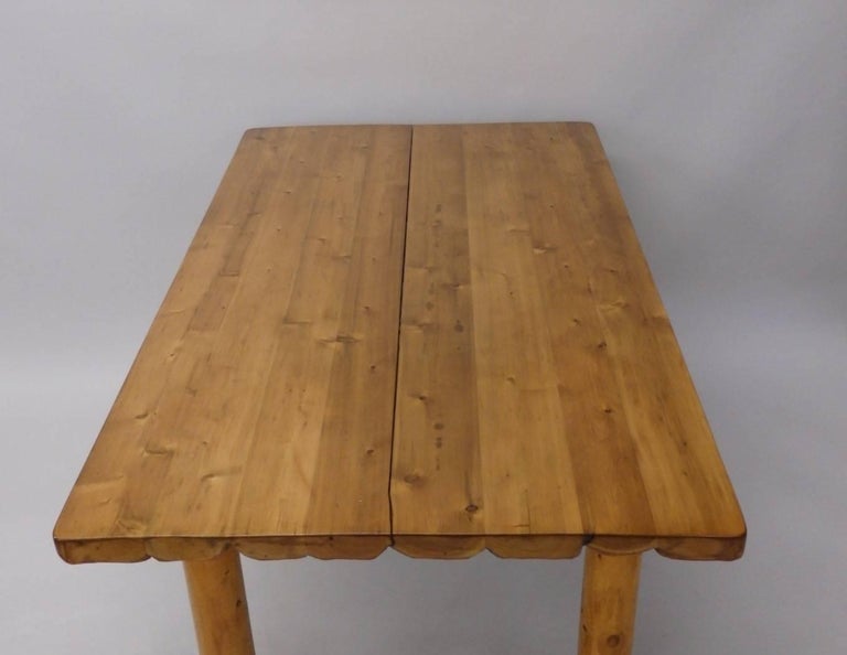 Knotty Pine Rustic Adirondack Cabin, Ranch or Cottage Dining Table with ...