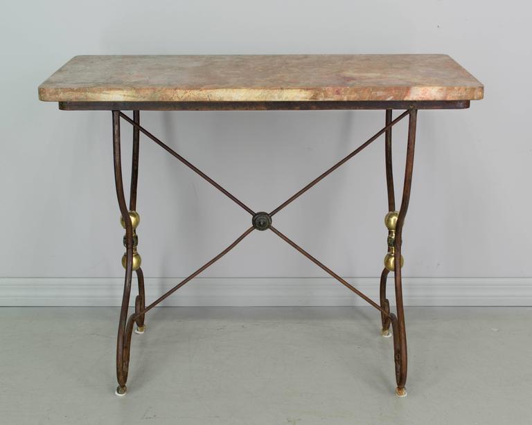 French Marble-Top Pastry Table at 1stDibs