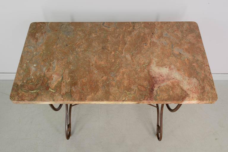 French Marble-Top Pastry Table at 1stDibs