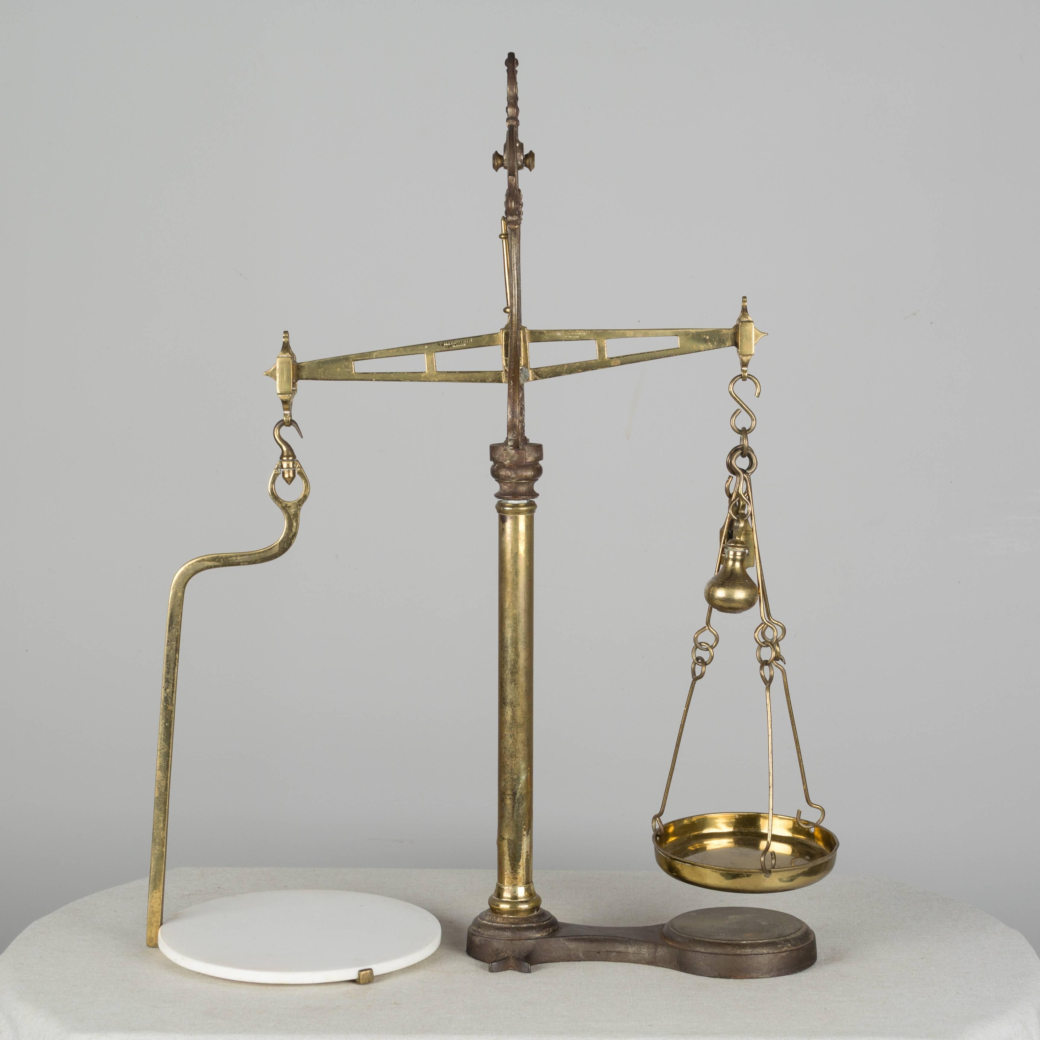 Iron and Brass Balance Scale at 1stDibs | scientific balance scale