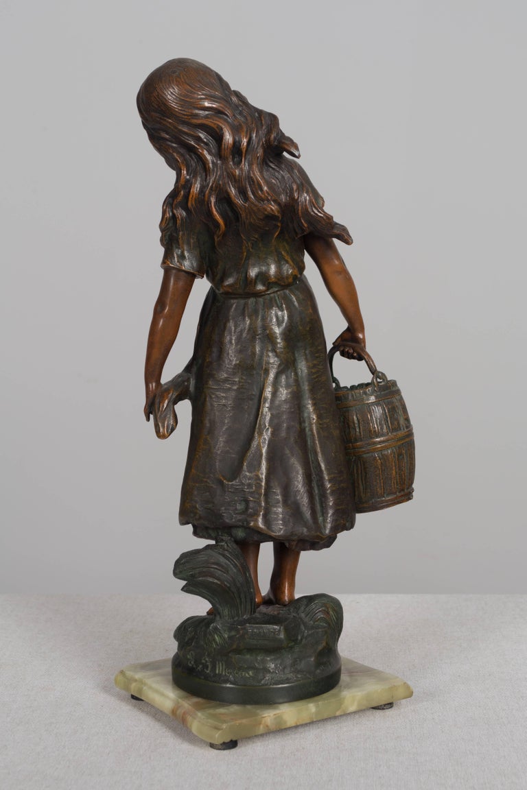 19th Century French Sculpture of Cosette at 1stDibs